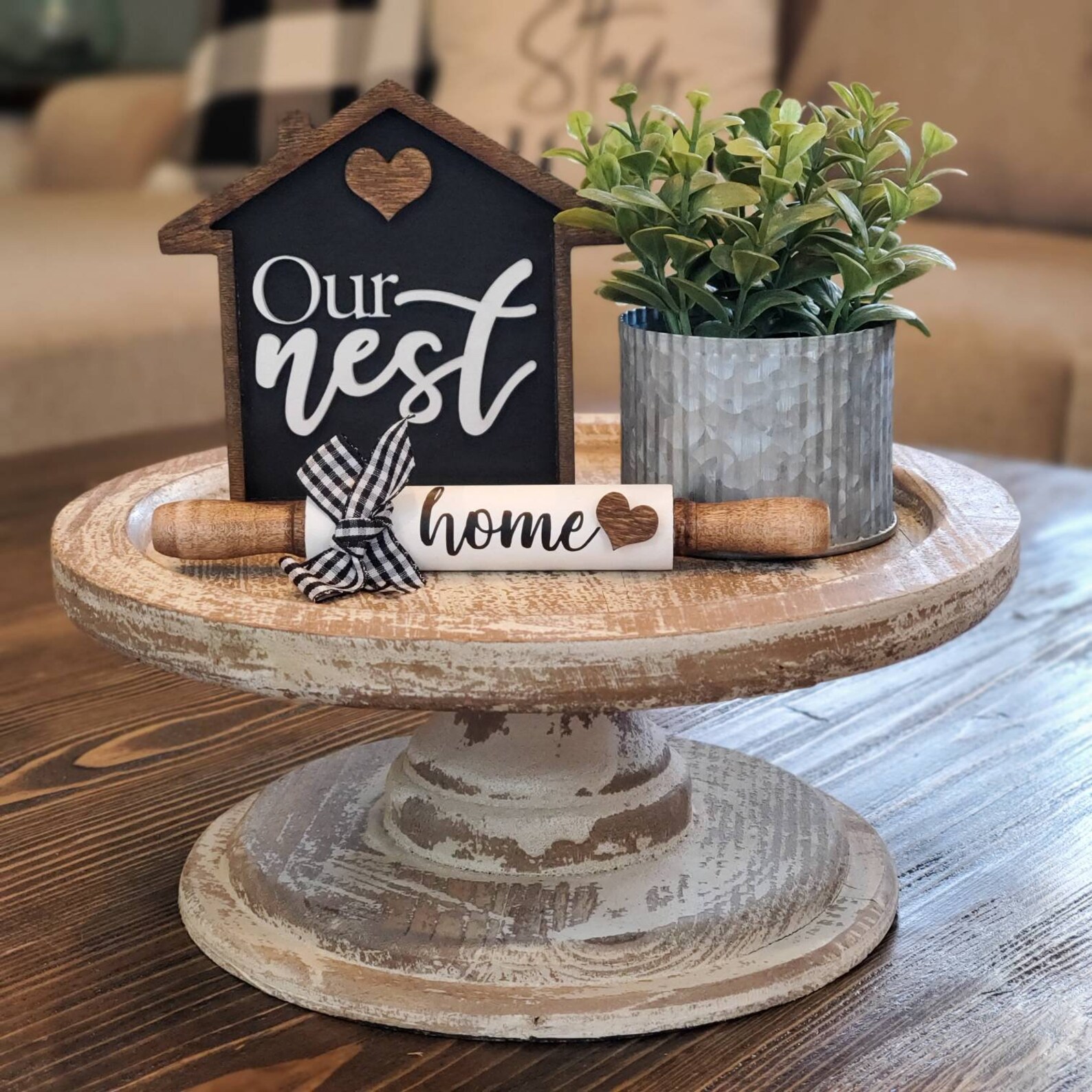 Our Nest Sign Home Sign Wood Sign House Sign Mini Home - Etsy