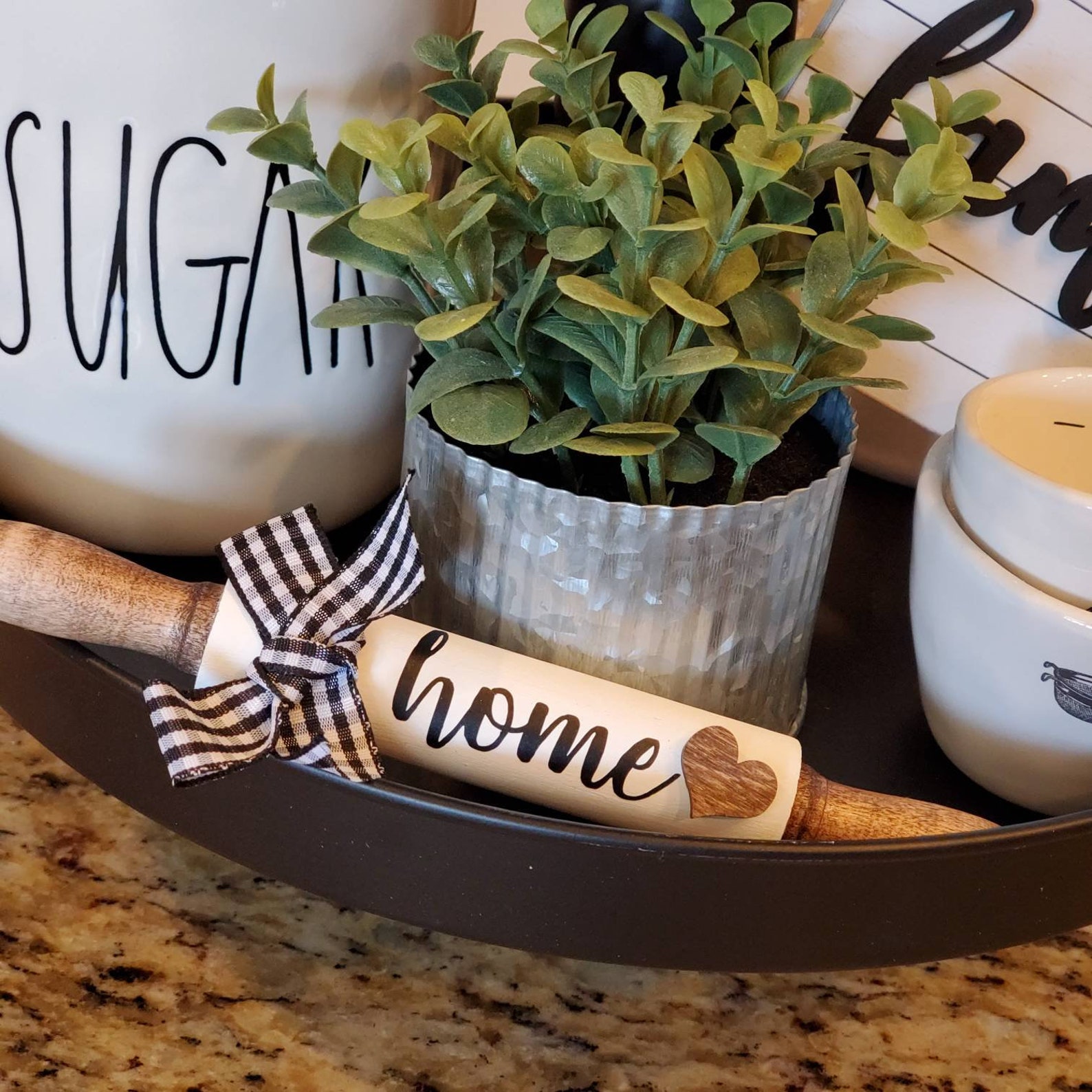 Faith Family Mini Rolling Pin Farmhouse Decor Kitchen - Etsy