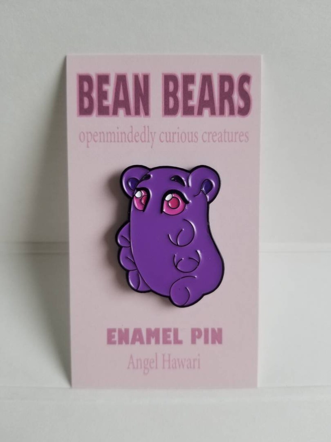 Bean Bear Pin by Angel Hawari Enamel Pin Tardigrades | Etsy