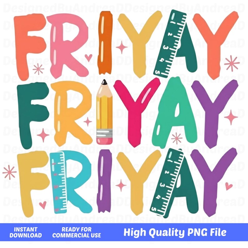 Friyay, Teacher Png, Back to School, 1st Day of School, Sublimation ...