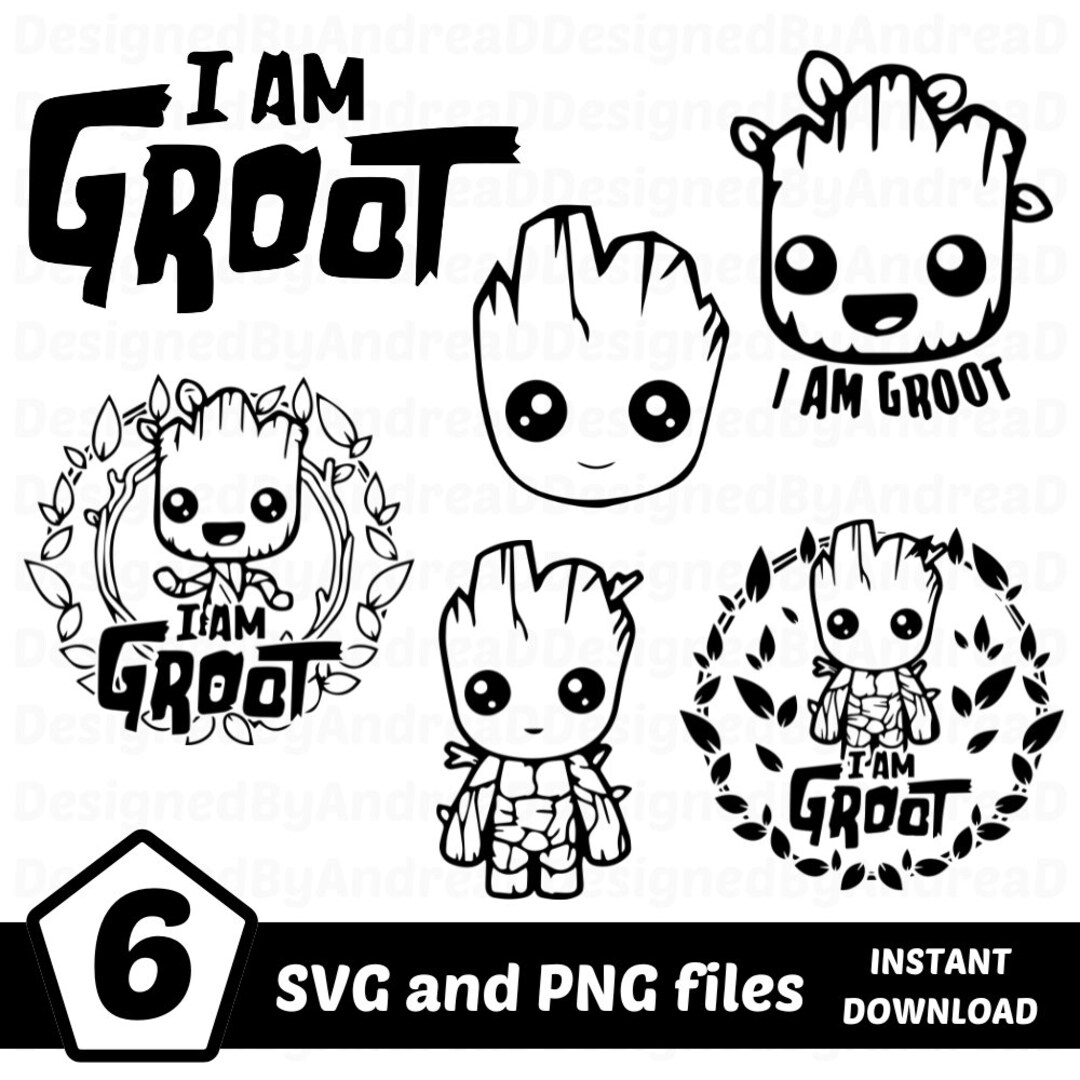 Baby Groot SVG, Im Groot Svg, Groot Png Bundle, Sublimation Designs ...