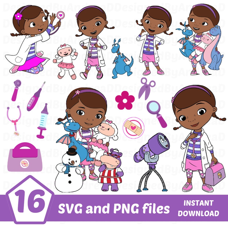Doc Mcstuffins Svg - Etsy