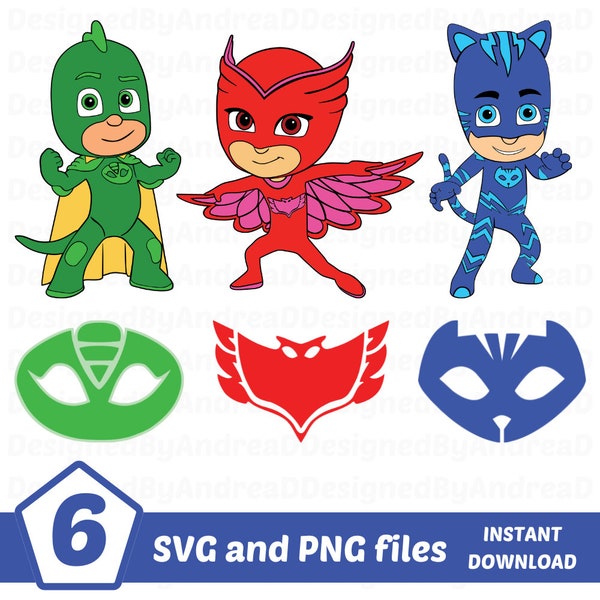 Pj Masks Sticker - Etsy
