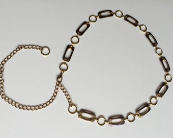Metal chain belt | Etsy