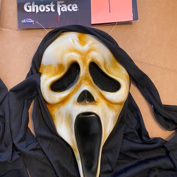Ghostface Aged Mask - Etsy