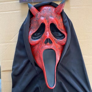 Ghostface Mask Aged Devil Face - Etsy