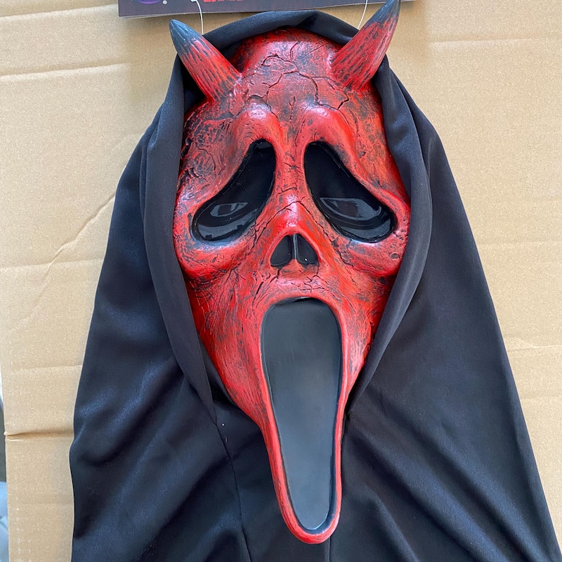 Ghostface Devil Mask - Etsy