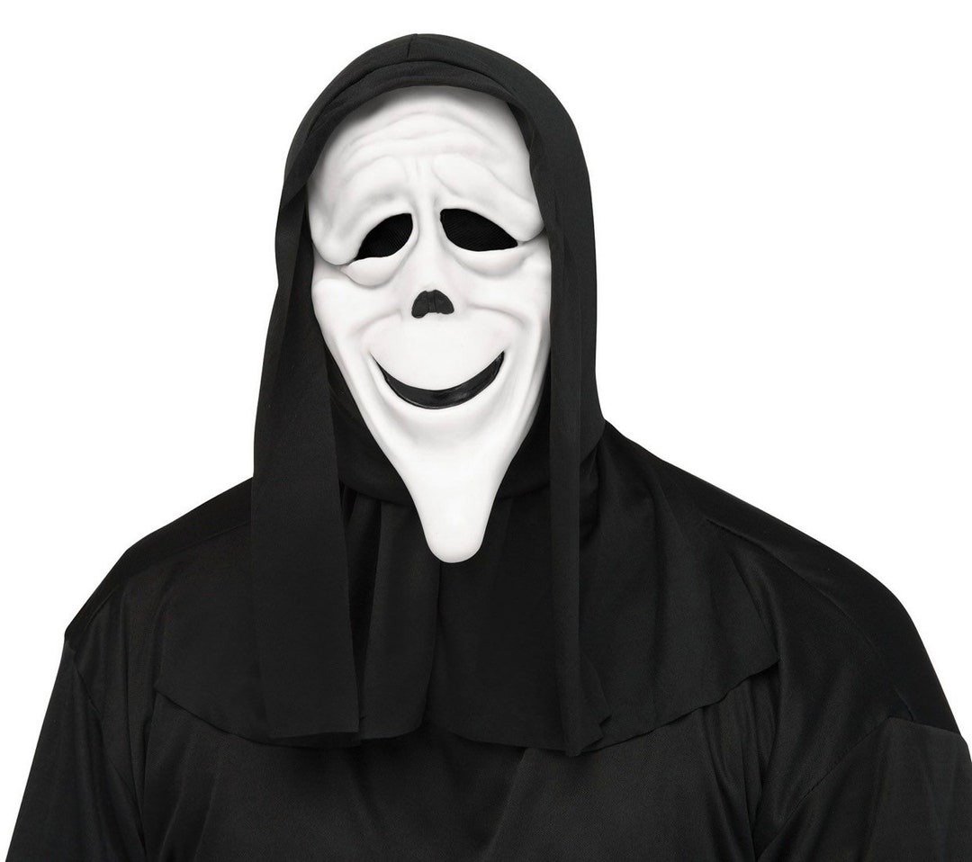 Adult Scary Movie Stoned Ghost Face Scream Spoof Mens Costume Mask Fun ...