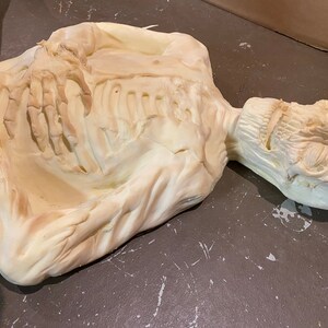 Unpainted Unfinished Zombie Torso Foam Latex Halloween Custom Art ...