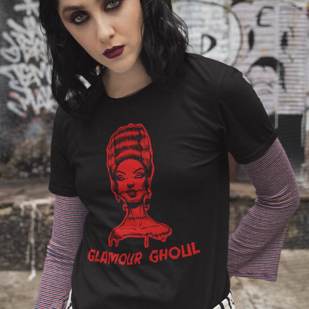 Psychobilly Halloween Glamour Ghoul Unisex Tee, Psychobilly T-shirt ...