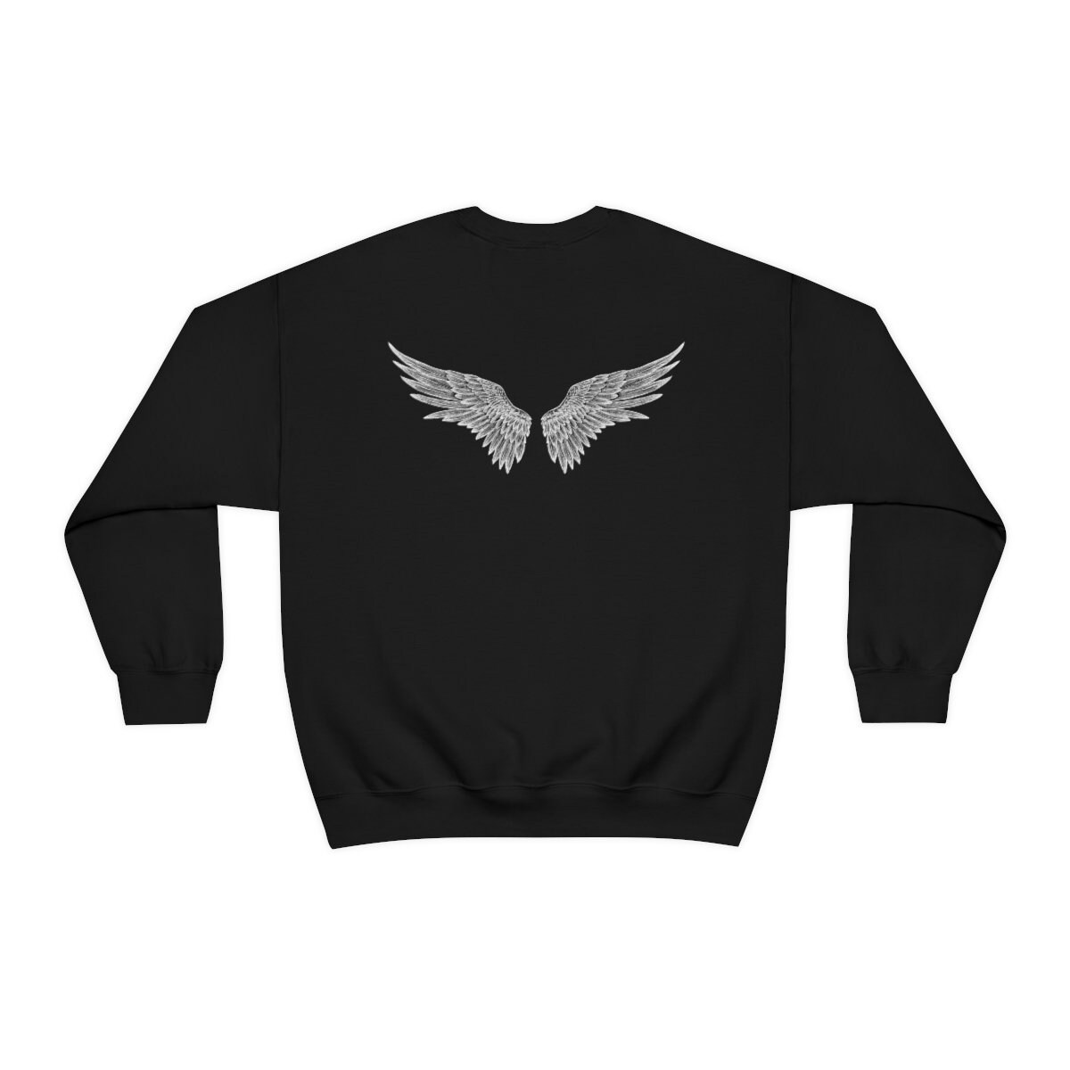Unique Angel Wings Front and Back Sweatshirt Stylish and - Etsy