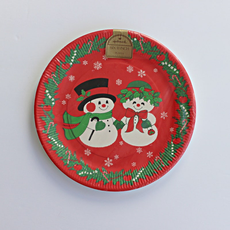 Vintage Paper Plate - Etsy