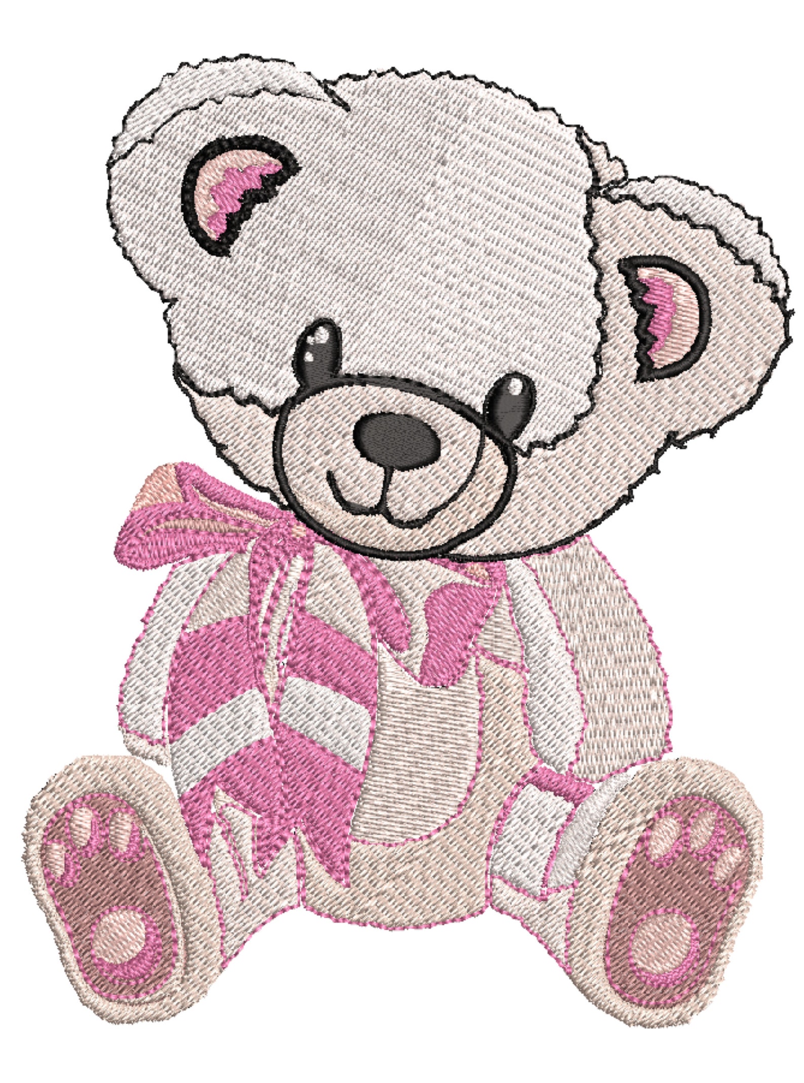 Digital File for Machine Embroidery Teddy Bear Pattern - Etsy