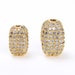 Oval Connector, Oval Spacer Beads, CZ Micro Pave Oval Beads Spacer, DIY ...