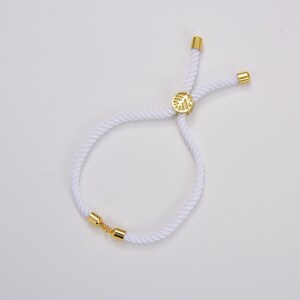 Semi Finished Adjustable Bracelet Cord With Slider Stopper Friendship ...