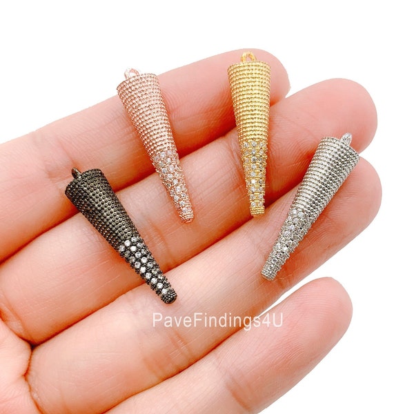 Spike Charm Necklace - Etsy