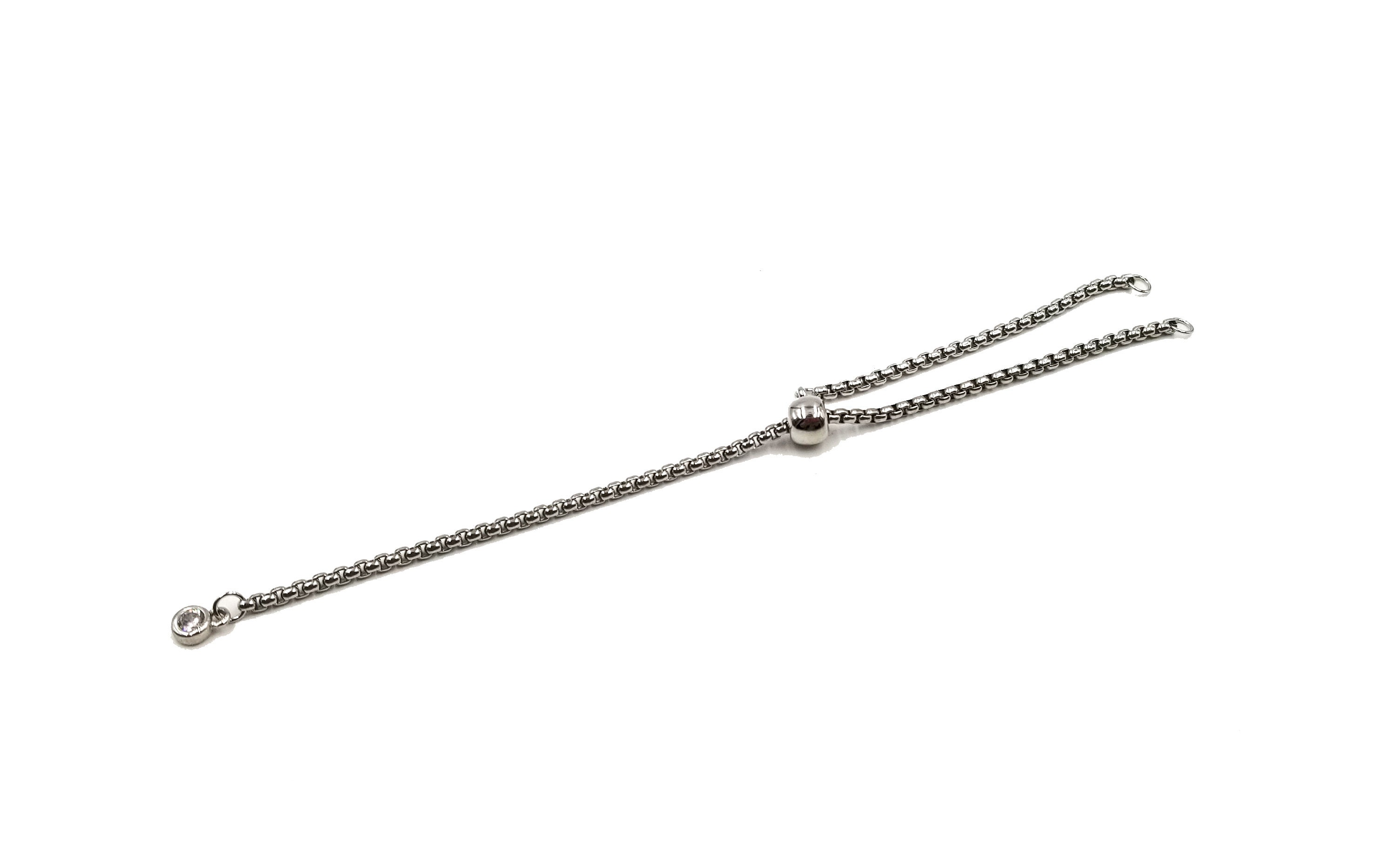 Slider Bracelet Chain Half Finished Slide Bracelet Sliding | Etsy