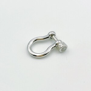 18K Gold Screw Clasp Lock, Anchor Shackle, Gold Bracelet Clasps, Anchor ...