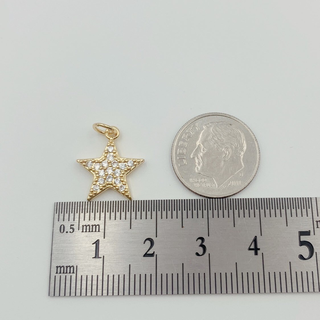 Cubic Star Micro Pave Five Point Star Pendant Star Shaped | Etsy