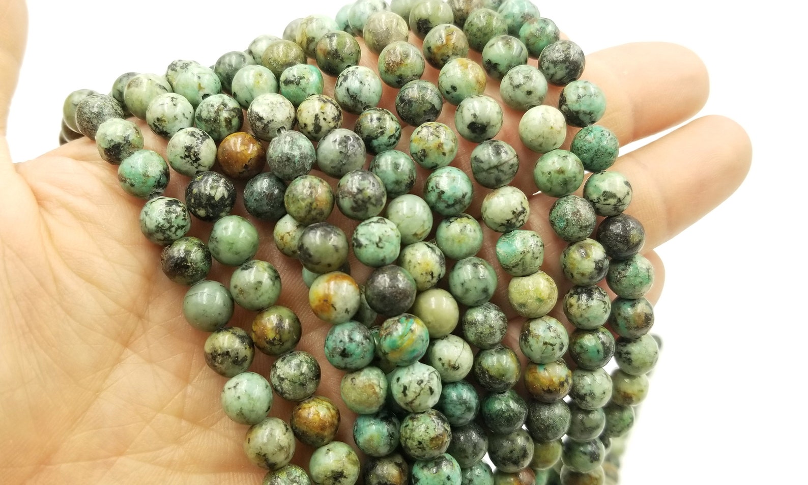 African Turquoise Jasper Beads, Gemstone Beads, Natural Gemstone, 3mm ...