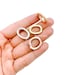 18K Gold Round Bail Clasp, Removable Bail Clasp, Oval Clasp, Necklace ...