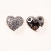 Pave CZ Heart Bead Pave Heart Pendant CZ Micro Pave Heart - Etsy