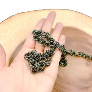 Double Ring Chain by Yard, Rolo Chain by Foot Wholesale Bulk Roll ...