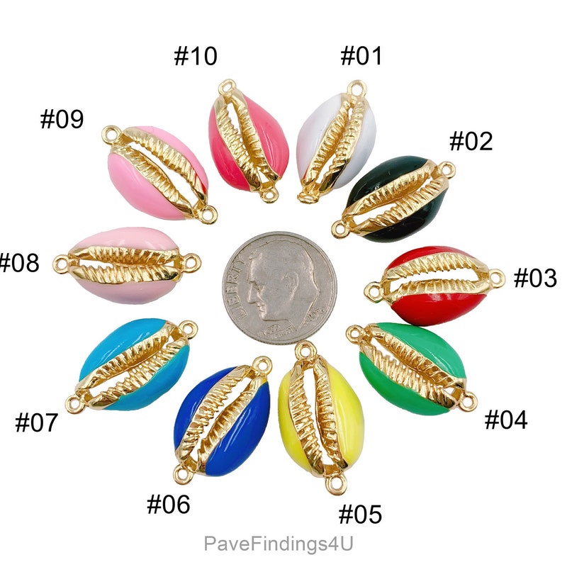 Cowrie Shell Pendant - Etsy