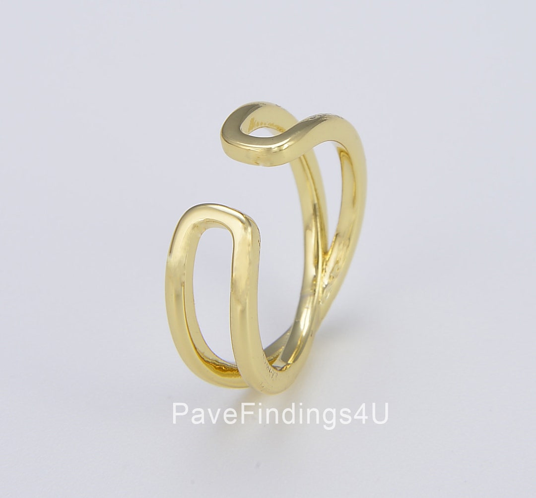 Simple Infinity Ring, 18K Gold Infinity Ring, Womens Infinity Ring Gold ...
