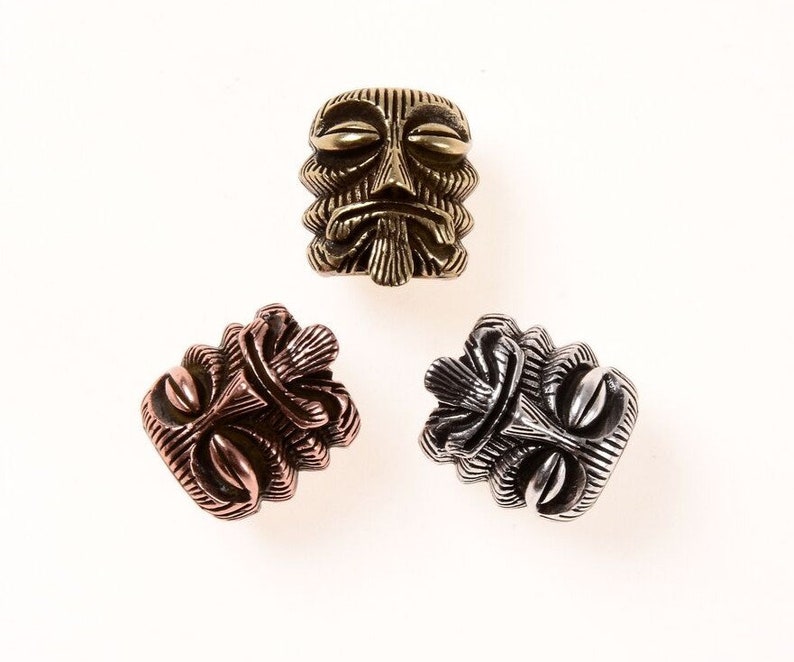 Tribal Pendant, African Tribal Mask Charms, Micro Pave CZ Tribal Charm ...