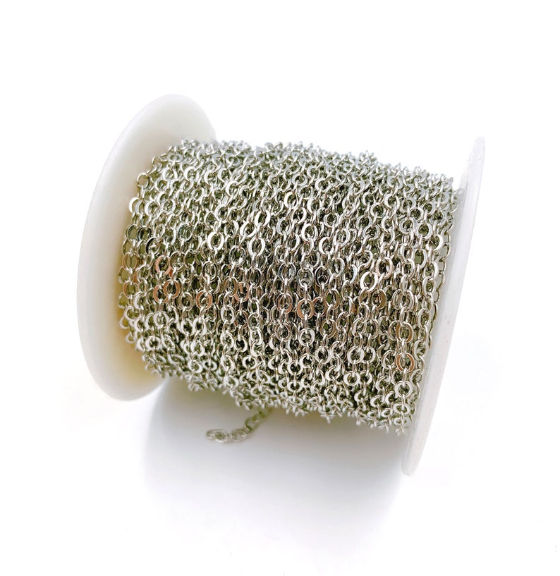 18K Gold Cable Chain by Foot for Jewelry Making Lead Free Nickel Free ...