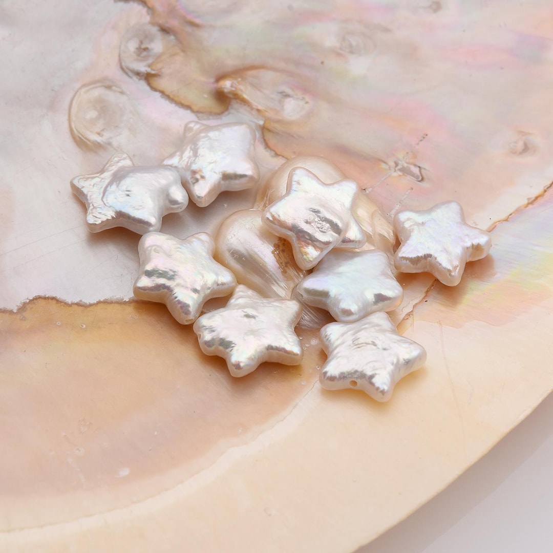 Freshwater Broque Star Pearl Beads, High Quality Grade AAAA Star Broque ...
