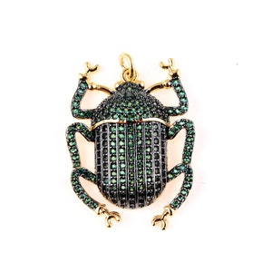 Acorn Beetle Charm Insect Charm, Scarab Beetle Jewelry Charm, Bug Charm ...