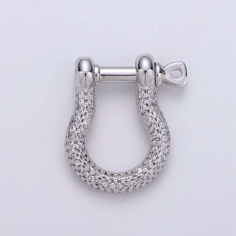 Gold Shackle Clasp U Lock Clasp With Screw Rod for U Lock | Etsy