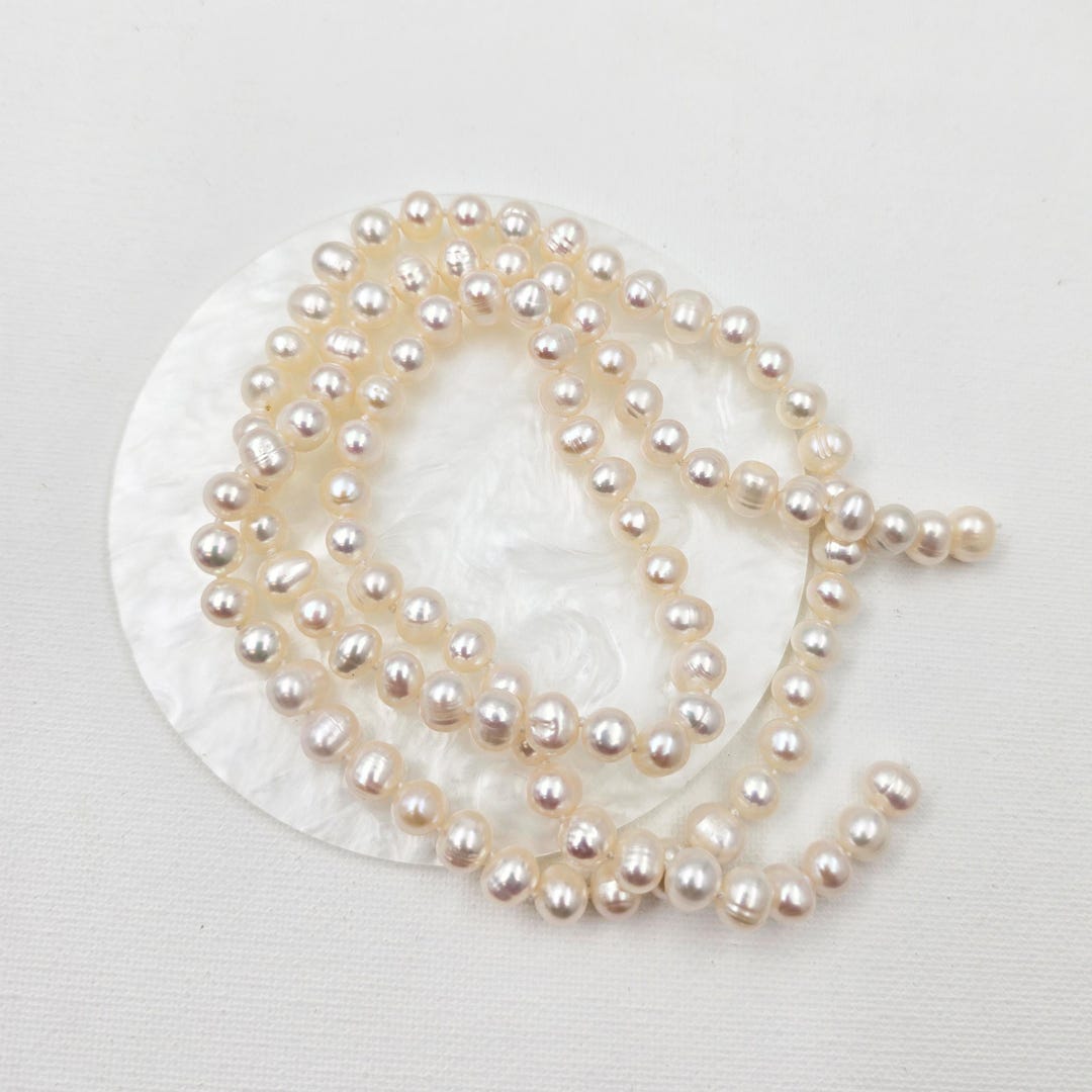 Genuine Natural Popular Fashion Freshwater Loose Pearl Beads, Approx. 7 ...