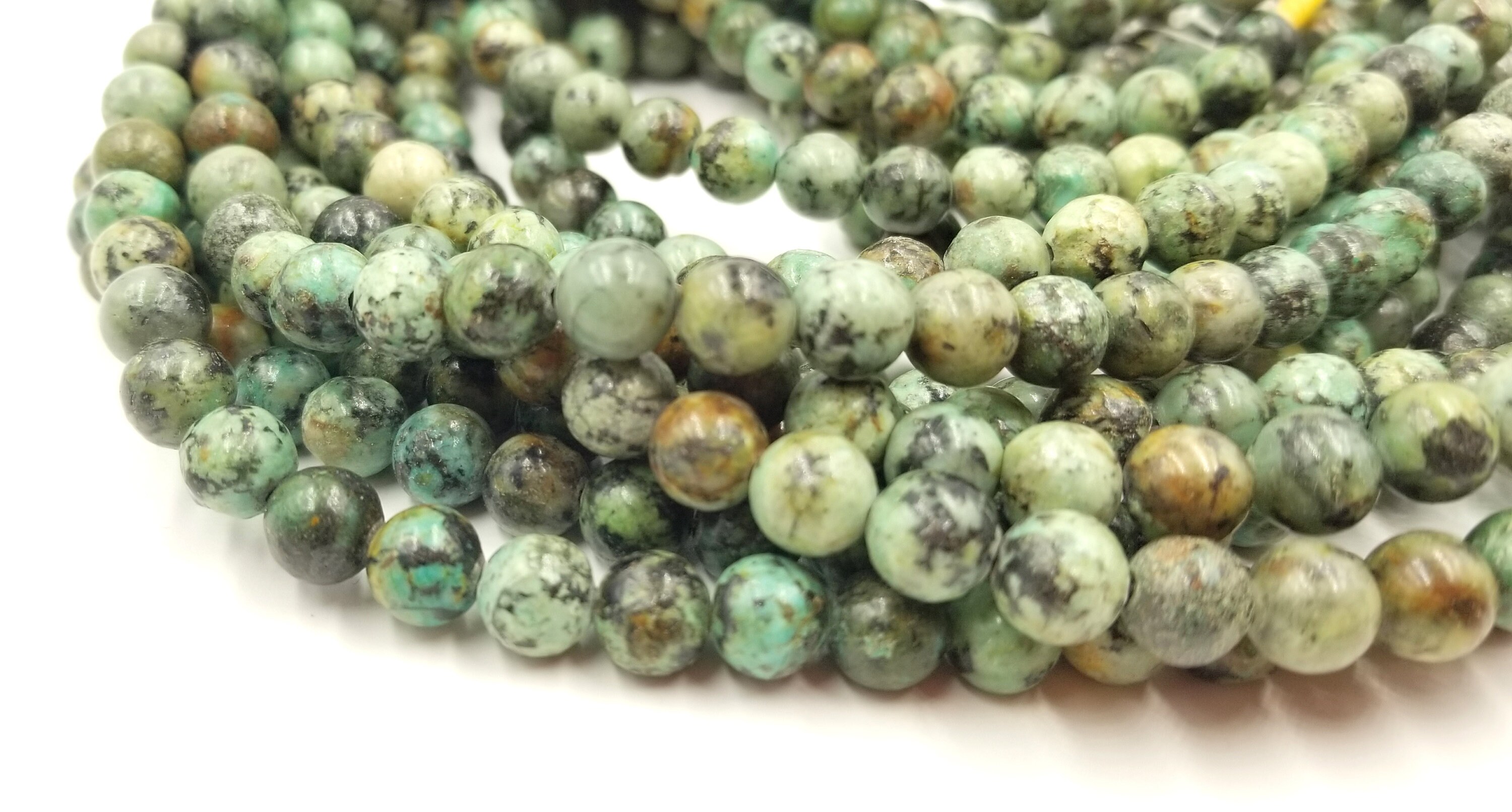 African Turquoise Jasper Beads, Gemstone Beads, Natural Gemstone, 3mm ...