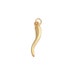 Italian Cornicello Horn Charm Good Luck Protection Amulet 18k Gold ...