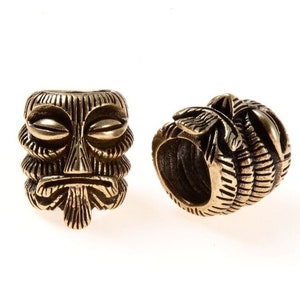 Tribal Pendant, African Tribal Mask Charms, Micro Pave CZ Tribal Charm ...