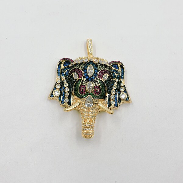 Small Elephant Charm - Etsy