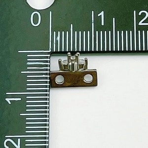 18K Gold Separator Bars 2 Hole Multi Strand Divider Row Connector Link ...