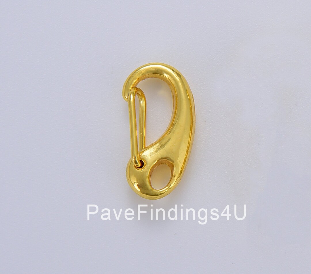 Gold Push Gate Clasp, Gold Filled Spring Gate Clasp, Spring Clasp for ...