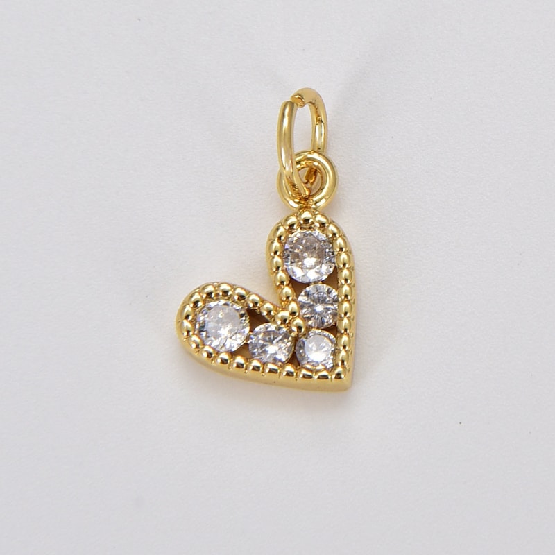 Heart Shaped Charms - Etsy