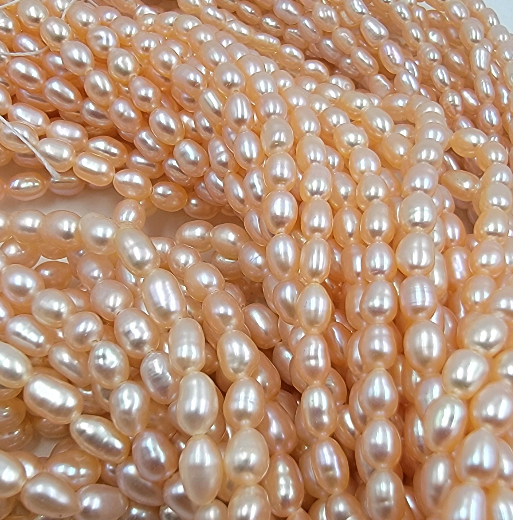 AAA Natural Freshwater Pearl Beads, 2mm, 3mm, 4mm, Rice Shape Beads ...