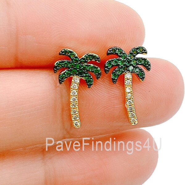 Palm Stud Earrings - Etsy