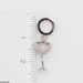 24K Gold Cocktail Glass Charm, CZ Micro Pave Glass Charm, Cocktail ...