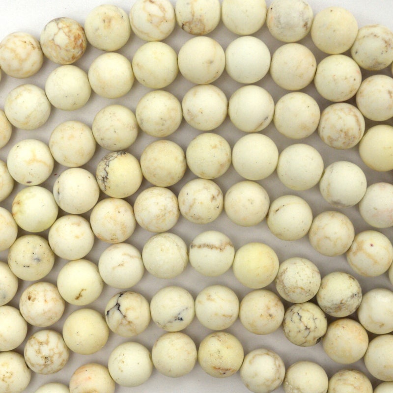 Matte White Beads - Etsy
