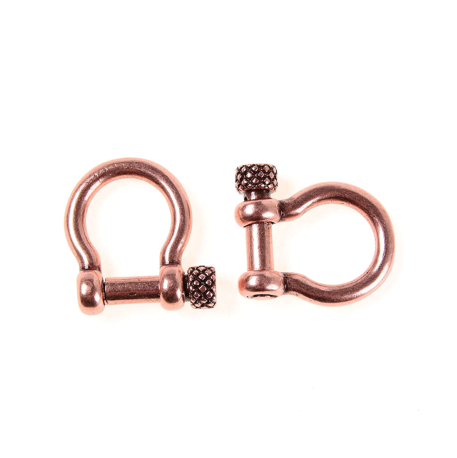 18K Gold Bow Shackle Clasp With Screw Pin 8mm for Paracord - Etsy