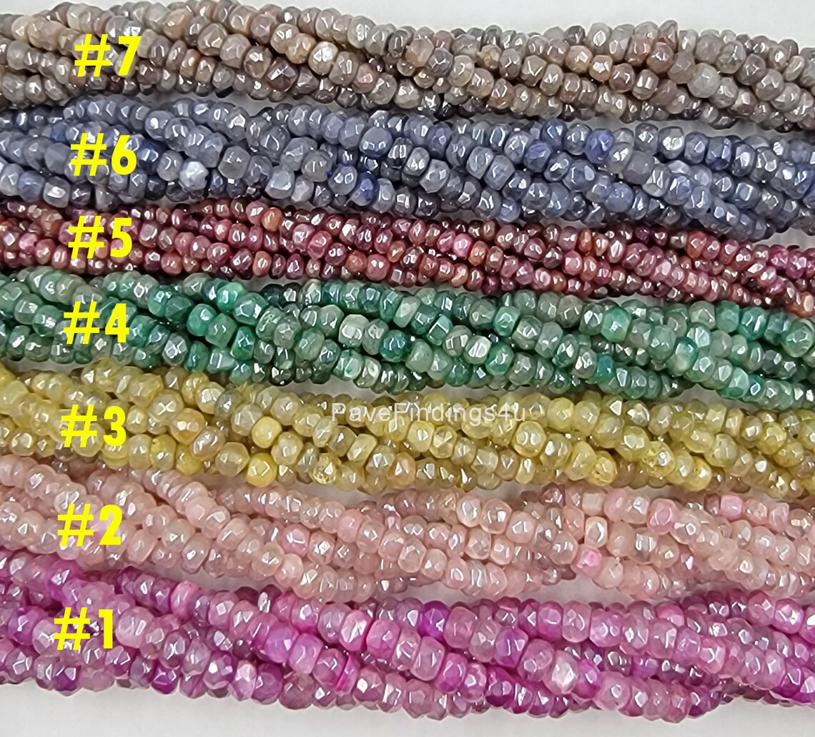 AAA Mystic Moonstone Gemstone Beads, 4mm Faceted Round Beads, Beautiful ...