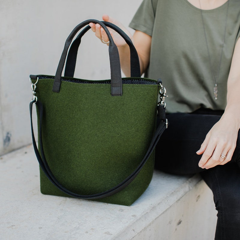 Felt Tote Bag - Etsy