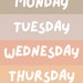 EDITABLE Neutral Month, Day, Number Cards for Routine, Chore, Preschool ...